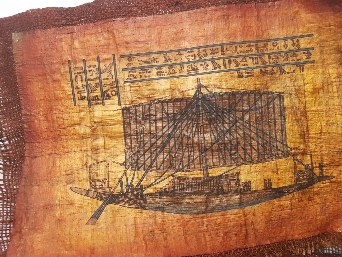Ancient Egyptian Papyrus Boats
