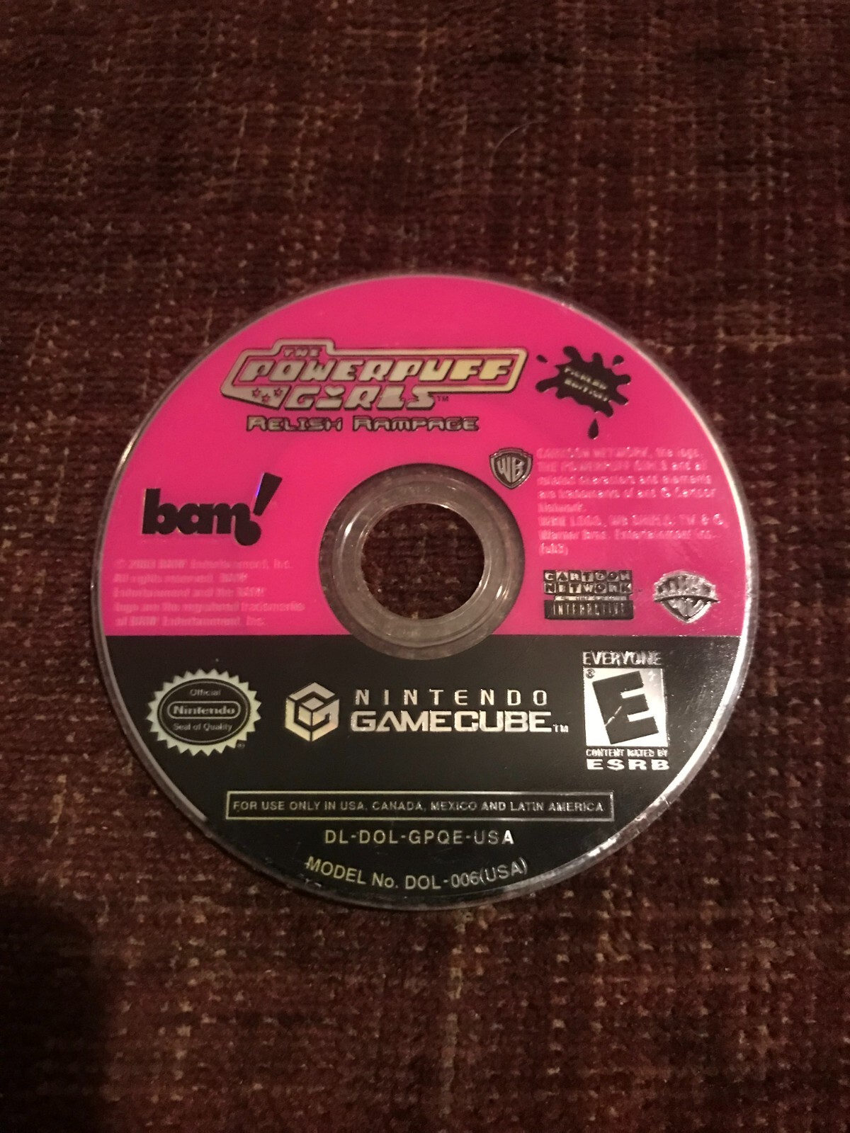 Powerpuff Girls Relish Rampage (Nintendo Gamecube) w/ Case 682384410097 ...