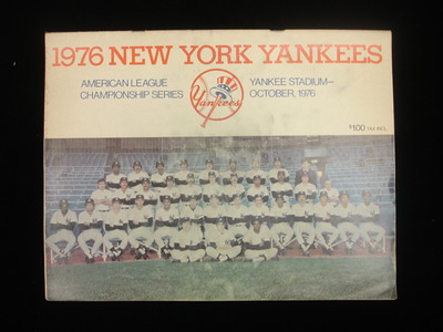October 1976 New York Yankees ALCS Program - VG | eBay