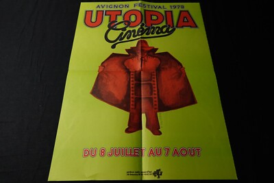 rare FESTIVAL UTOPIA affiche cinema 1978 | eBay