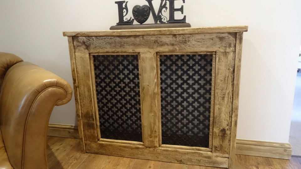 MADE TO ORDER CHUNKY RUSTIC STYLE RADIATOR COVERS - CAN BE MADE ANY ...