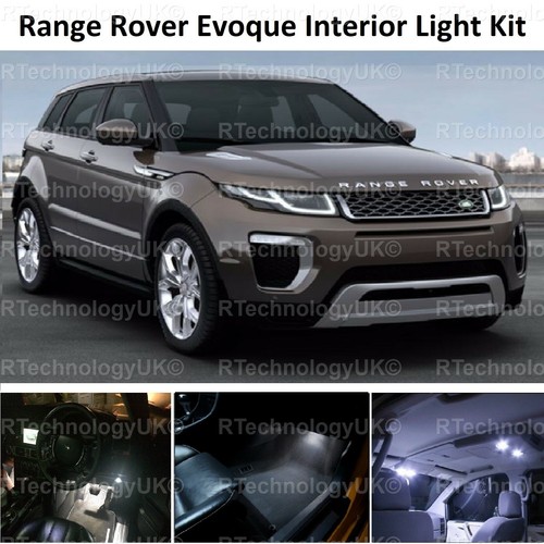 PREMIUM for RANGE ROVER EVOQUE FULL INTERIOR UPGRADE XENON LED KIT BULB ...