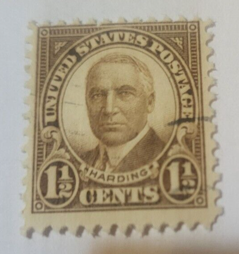 # 684 - 1930 1 1/2c Warren G. Harding, brown Canceled Used Postage ...