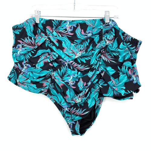 Torrid Women's Size 6X Lilo & Stitch Ruched High Waisted Swim Bikini ...
