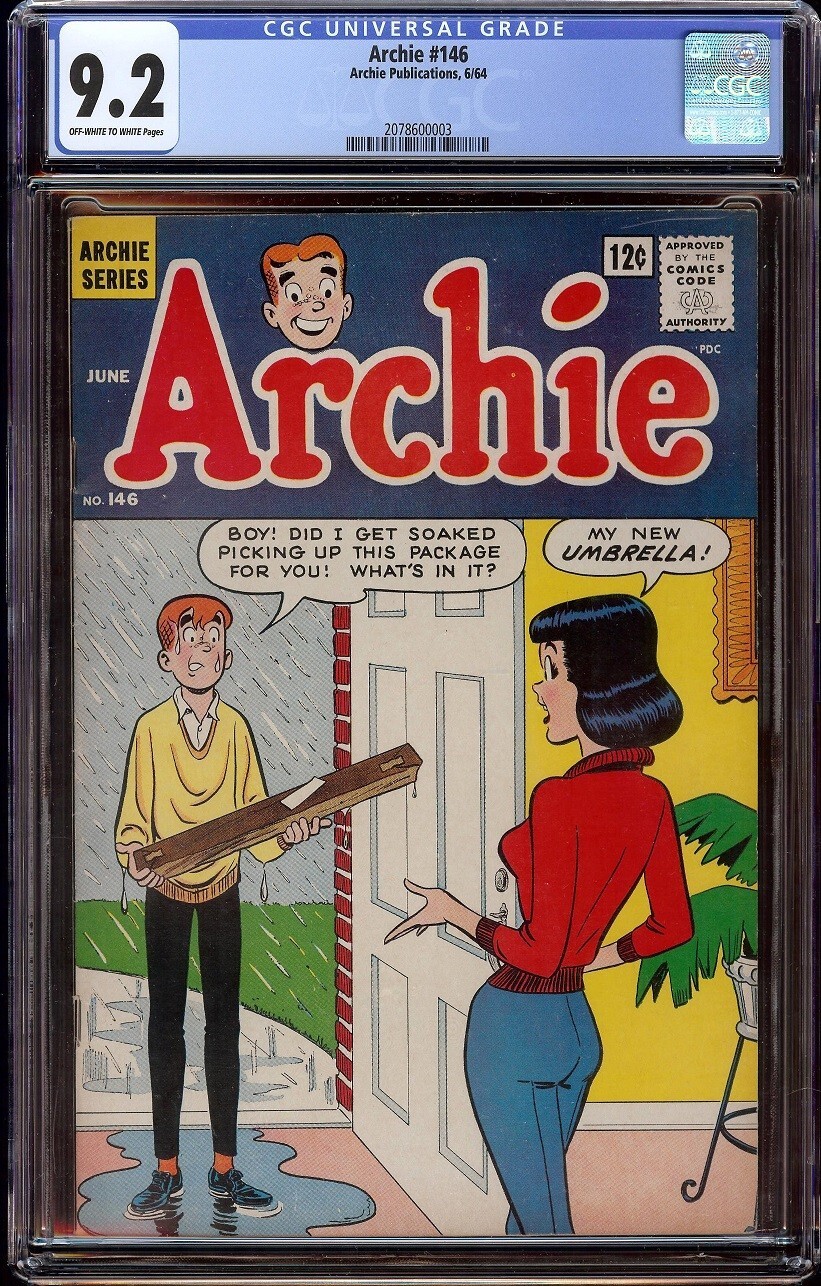 Archie # 146 CGC 9.2 OW/W (Archie, 1964) | eBay