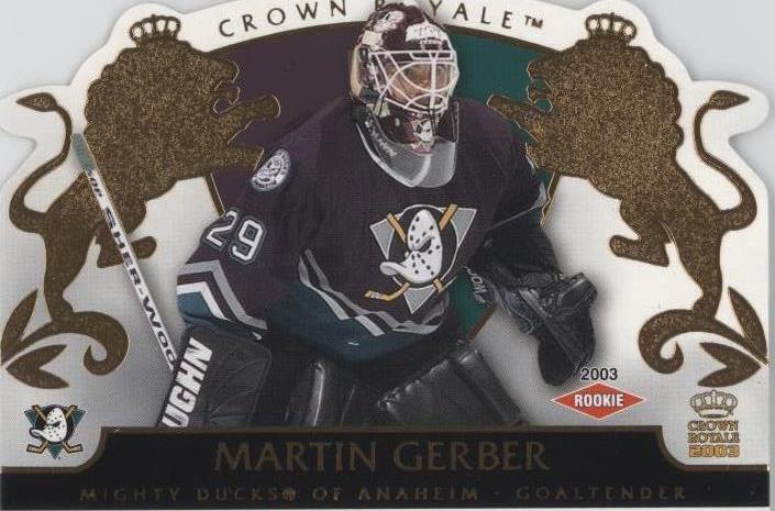 2002-03 Pacific Crown Royale - Martin Gerber #102 /2299 (RC) for sale ...