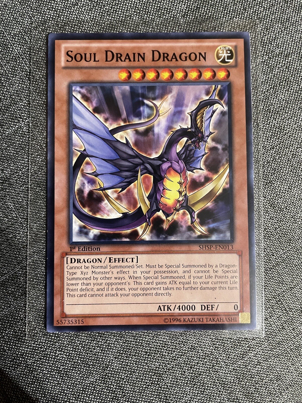 Yugioh Soul Drain Dragon SHSP-EN013 1st Edition Common | eBay