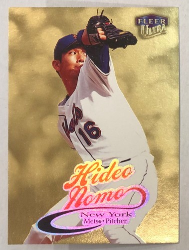 1999 Ultra - Gold Medallion - Hideo Nomo - #208 - New York Mets - NrMt+ ...