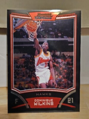 2008-09 Bowman Chrome Atlanta Hawks Basketball Card #101 Dominique ...