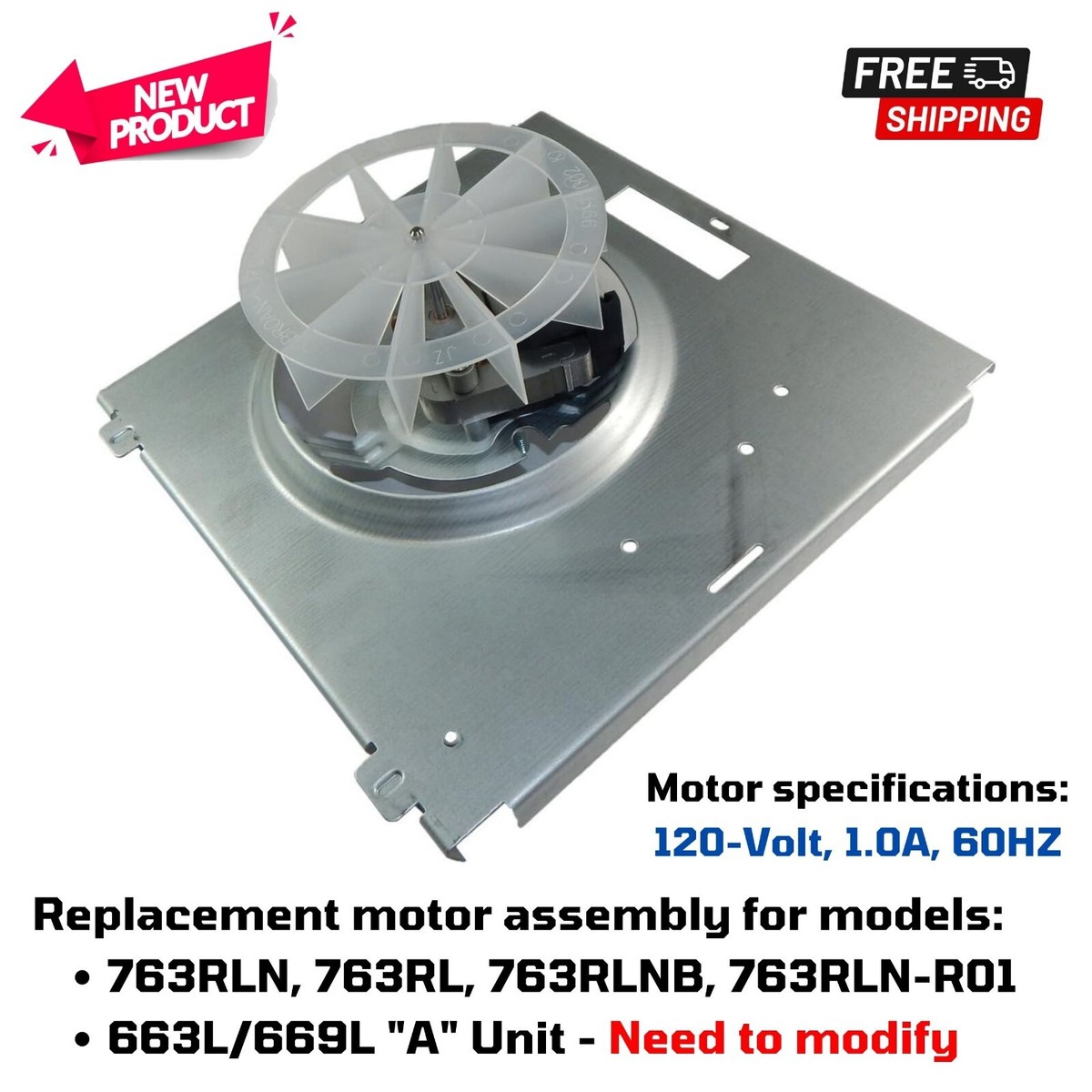 Broan Nutone Exhaust Fan Motors