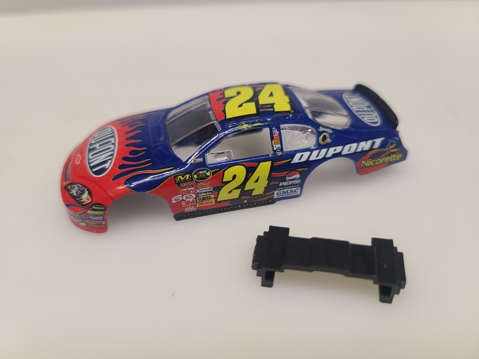 AFX CUSTOM NASCAR BODY JEFF GORDON #24 W/CLIP FITS AFX SUPER G PLUS ...
