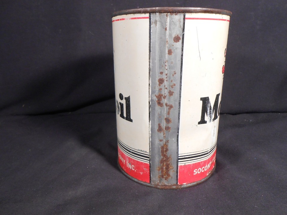 Vintage 1 Quart Gargoyle Mobil Mobiloil Arctic 10w10 Socony Vacuum Oil ...