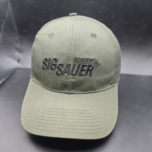 💥Sig Sauer Academy💥Strapback Baseball Hat Cap Rare Army Green | eBay