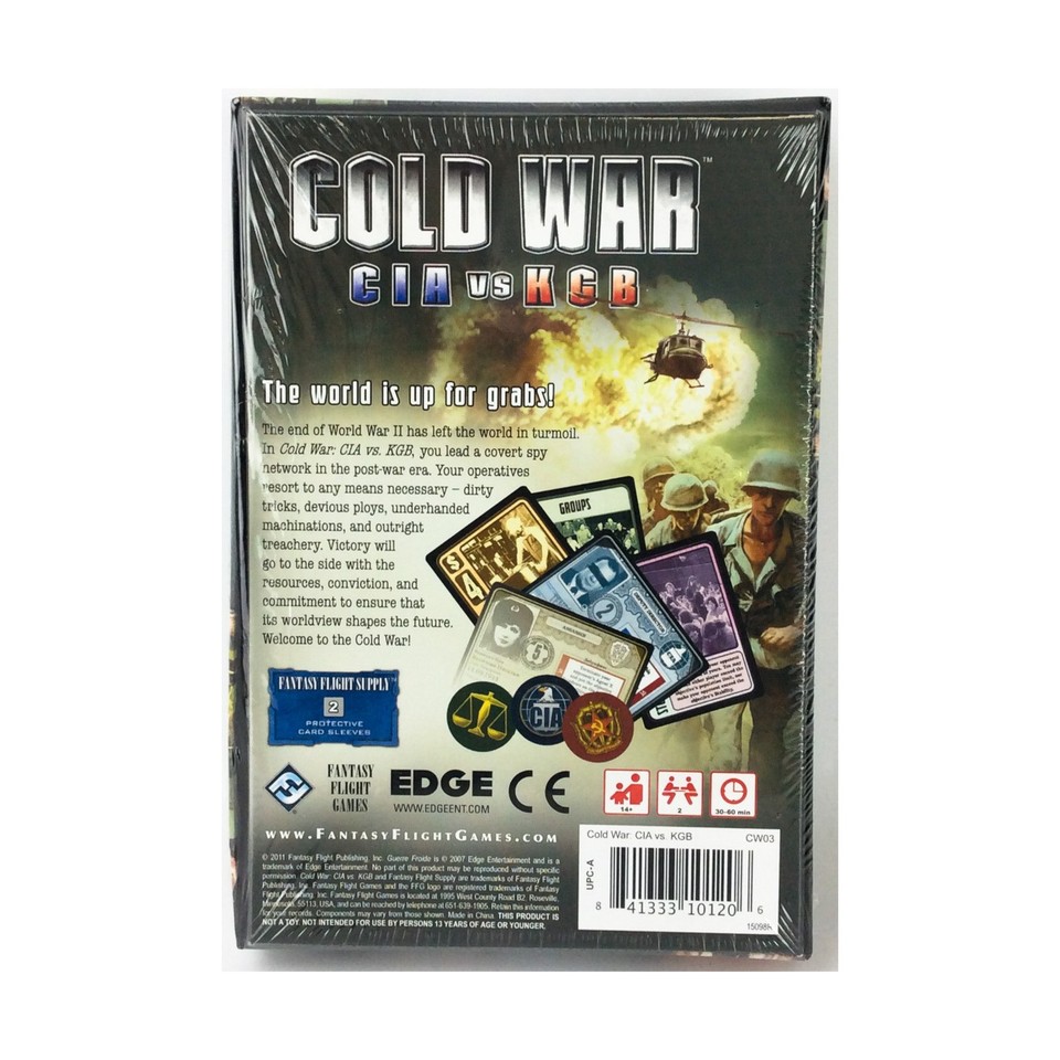 FFG Card Games Cold War - CIA vs. KGB (3rd Ed) Box SW (New ...