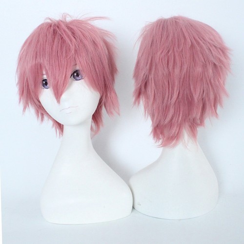 New Multi Color Men Boy Short Straight Hair Wig Anime Party Cosplay ...