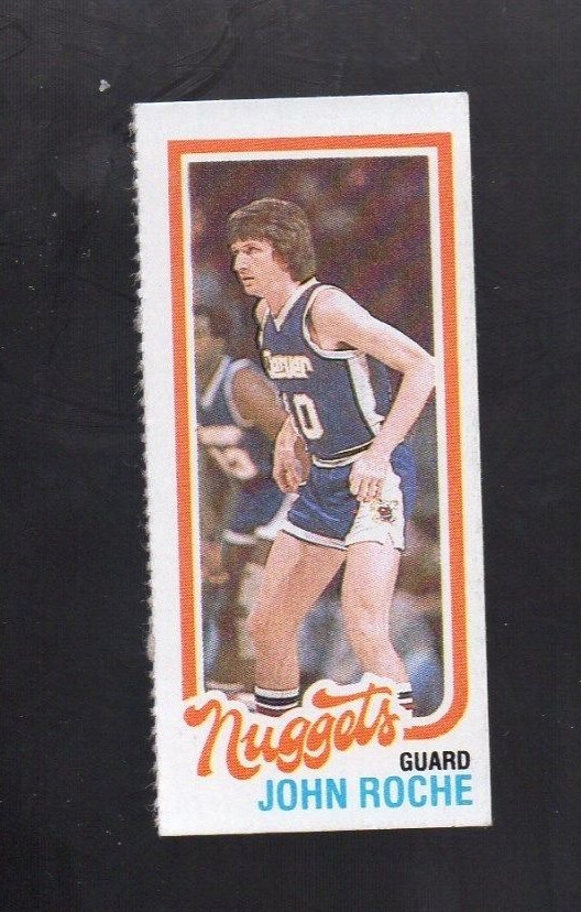 1980-81 TOPPS JOHN ROCHE #78 DENVER NUGGETS | eBay