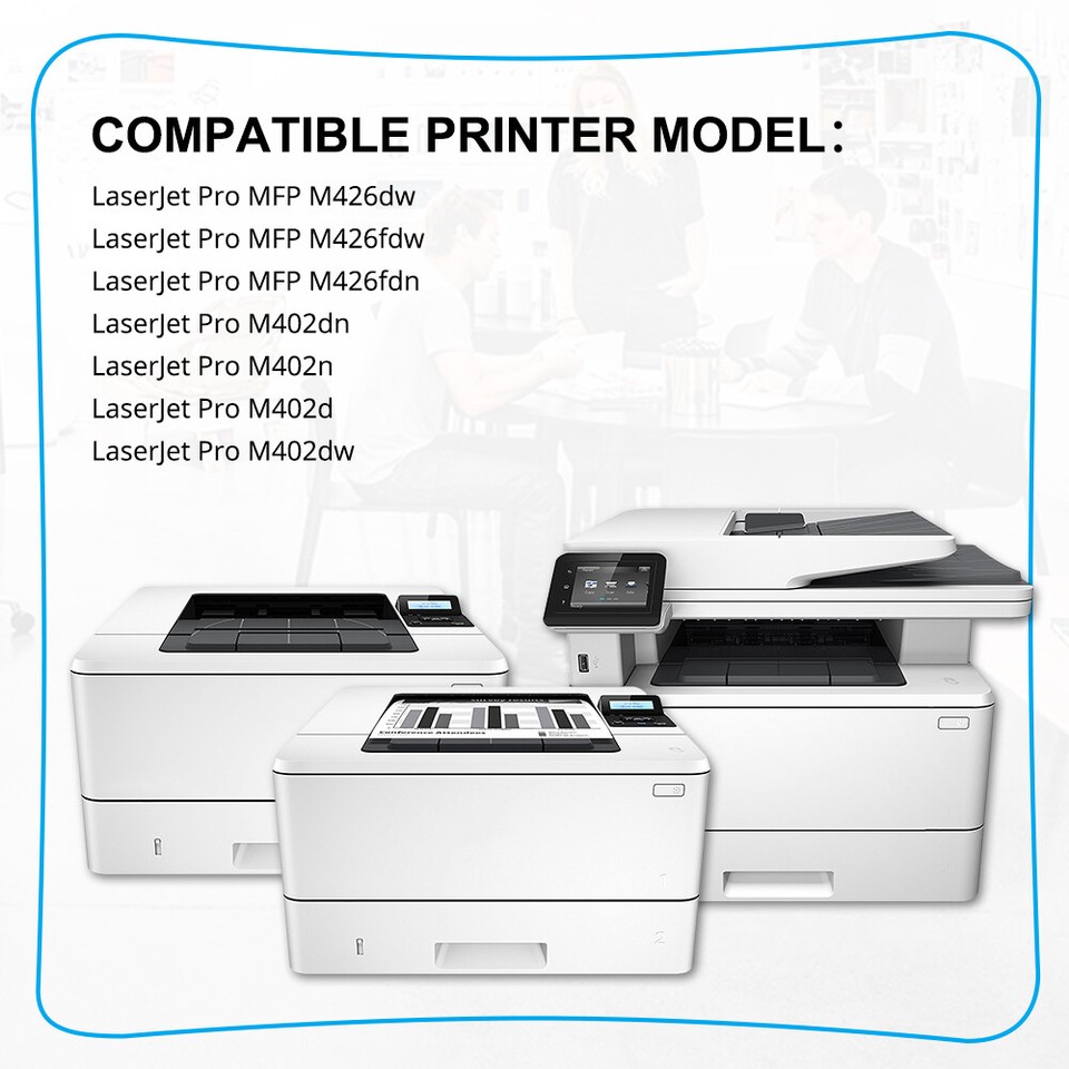 6PK CF226X 26X Toner Cartridge Compatible with HP LaserJet Pro MFP M426 ...