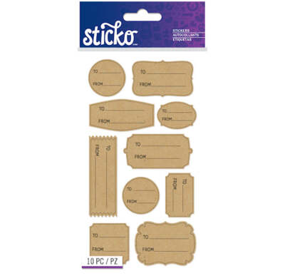 Sticko Kraft TO/FROM LABELS - 10 pcs | eBay