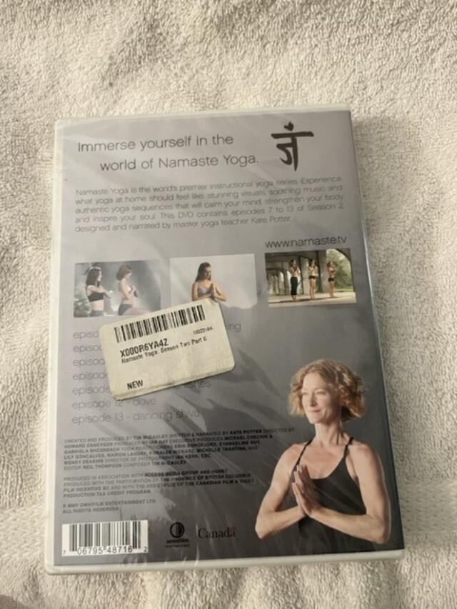 Namaste Yoga Season 2 Part 2 by Kate Potter Erica Blitz Instructional ...