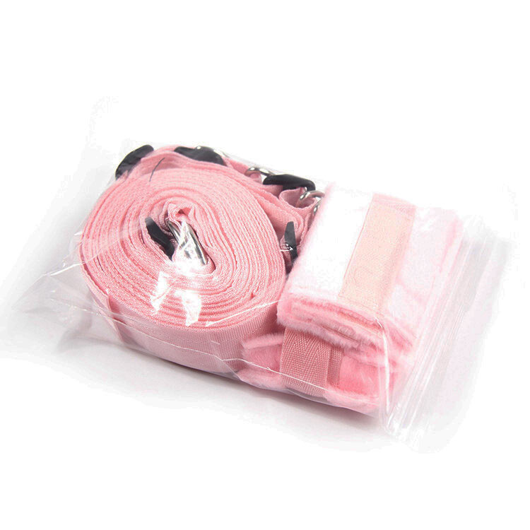 Plush Soft For Skin On Bed Restraints Set Bondage Handcuffs Ankle Cuffs ...