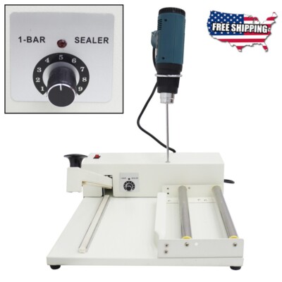 11.8" Sealing Machine Heat Gun Film Wraping Packing Heat Shrink Sealer ...