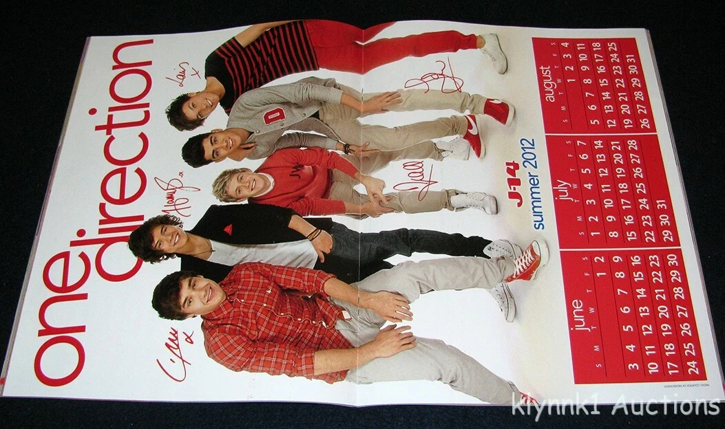 One Direction Calendar July