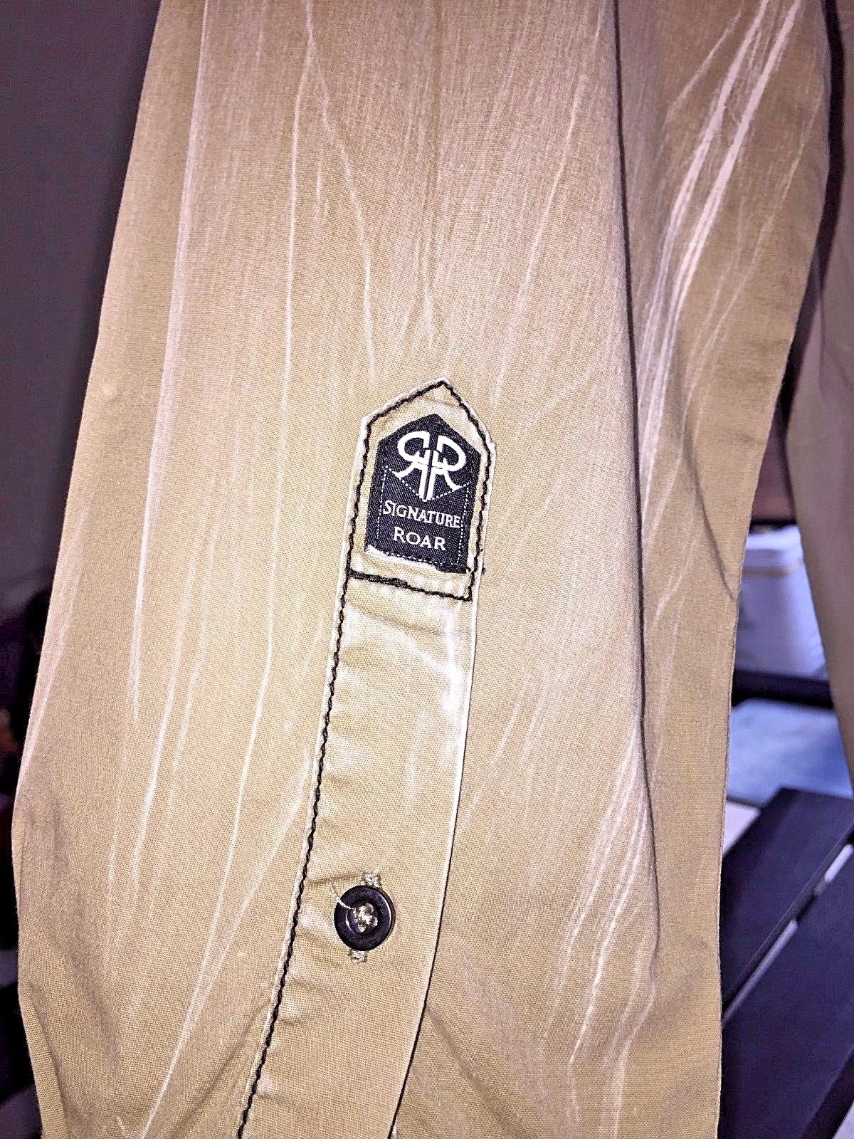 Roar brand Long Sleeved Button Down Shirt size M | eBay