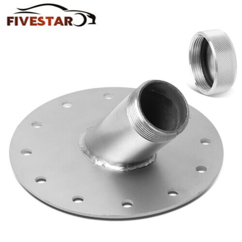 45 Degree Bolt-On 1.5" Remote Fast Fill 2.75" Fuel Cell Filler Neck W ...