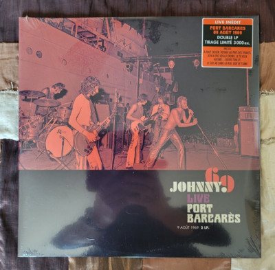 Double LP 33T - Johnny Hallyday – Live Port Barcarès 9 Août 1969 NEUF ...