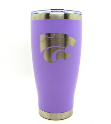Kansas State Wildcats NCAA Etched Stainless Steel Hot Cold Beverage ...