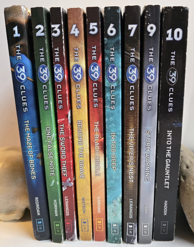Lot Of 9 THE 39 CLUES Book Set 1 2 3 4 5 6 7 9 10 Book 1 has a card. | eBay