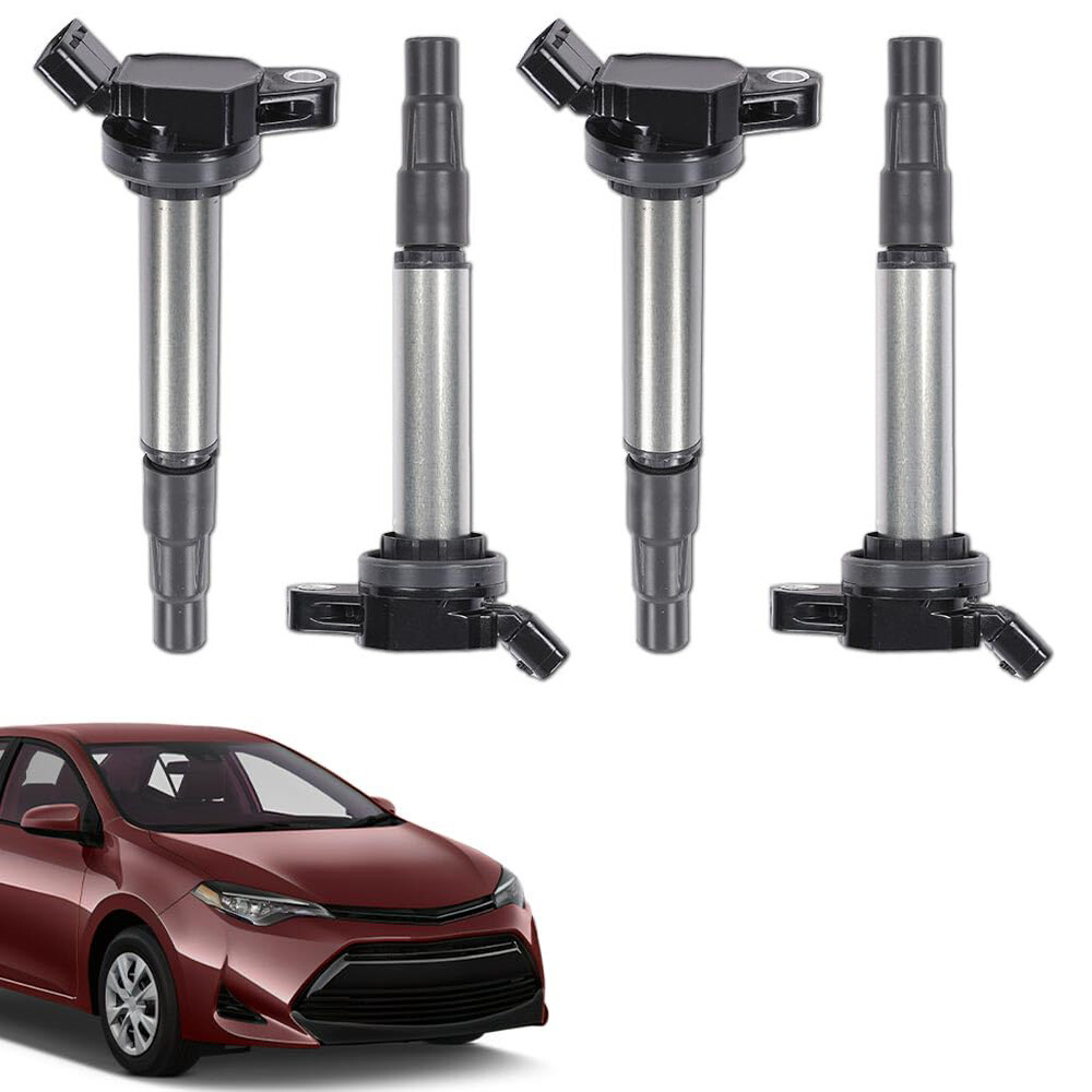 4x For 2009-2019 Toyota Corolla Prius 1.8L Ignition Coils 90919-02258 ...