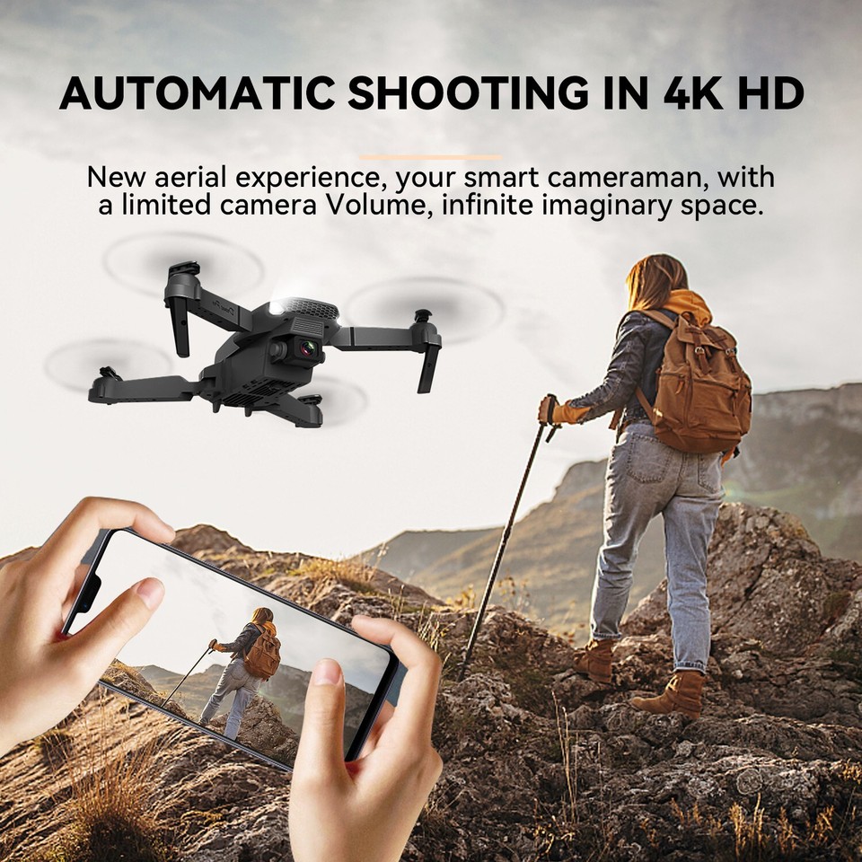 Aerial Photography 4K Dual Camera HD RC Drone High Altitude Photography ...