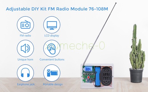 NEW FM Radio Receiver 76-108MHz Frequency Modification Wireless Radio ...