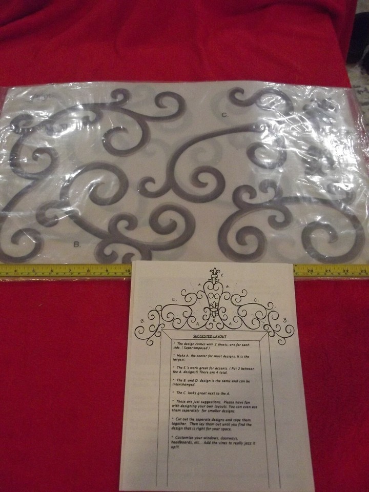 Decorative Tatouage Transfer Design Carolyn Yovan Extra Large 2 Sheets ...