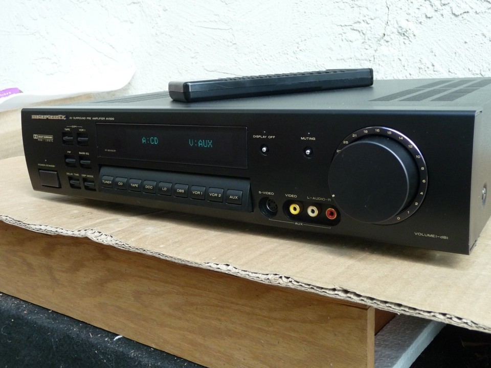 Marantz AV Surround Pre-Amplifier AV500 w Remote control | eBay