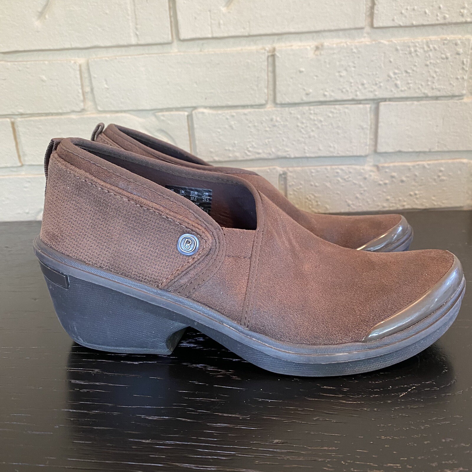 Bzees Women's Tribute Ankle Boots Booties Comfort Brown Faux Suede Sz 7 ...