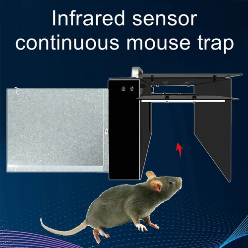 Infrared Induction Continuous Double Door Trap Rodent Gods Home ...