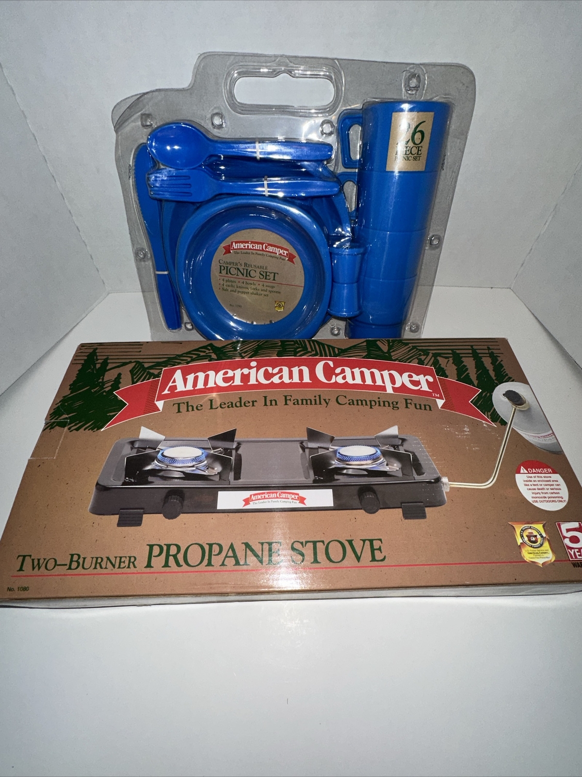 Vintage American Camper Two Burner Propane Stove Model 1080 /Reusable ...