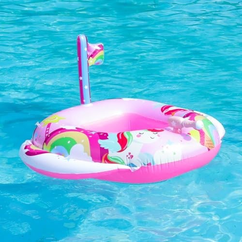 2 Pack Pool Floats Kids with Water Guns, Inflatable Pool Toys for Kids ...