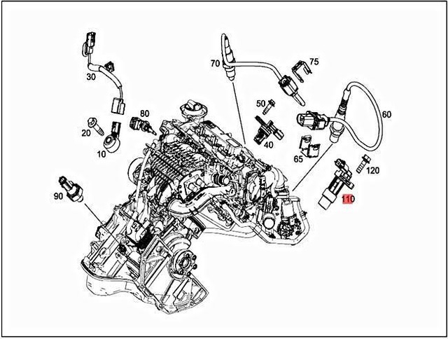 Genuine Mercedes-Benz Position Sensor 2819051000 OEM for sale online | eBay