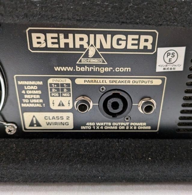 Behringer Ultrabass BX4500H bass amplifier Confirmed Operation Free ...