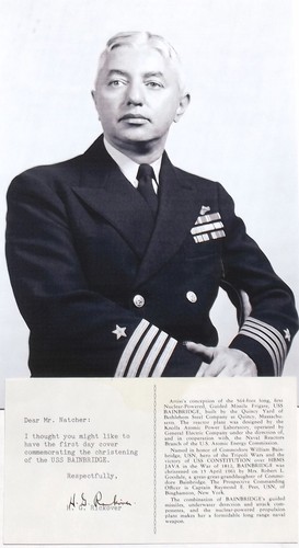 Admiral Hyman G. Rickover ''Father of The Nuclear Navy'' Autograph ...