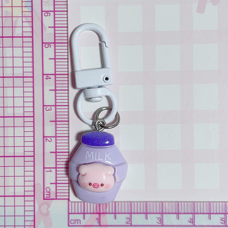 Cute Cartoon Pigs Keychain Bag Backpack Earphone Case Pendant Charms ...