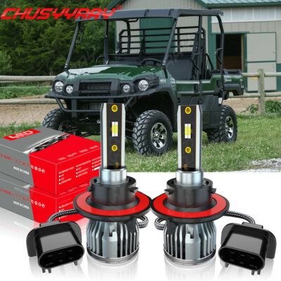 H13/9008 LED ATV UTV Headlight Bulbs for Kawasaki Mule PRO FXT KAF820 ...