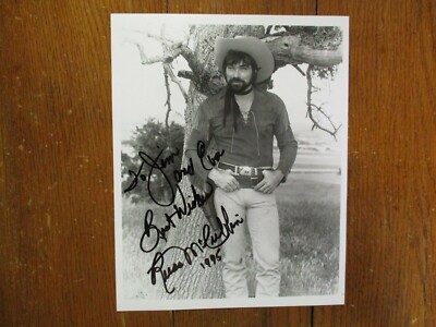 RUSS McCUBBIN(Died-2018)("High Plains Drifter")Signed 8 x 10 Black ...
