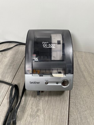 Brother QL-500 Label Thermal Printer - No Disc or Manual Included Fast ...