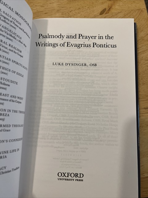 Oxford Theology and Religion Monographs: Psalmody and Prayer in the ...