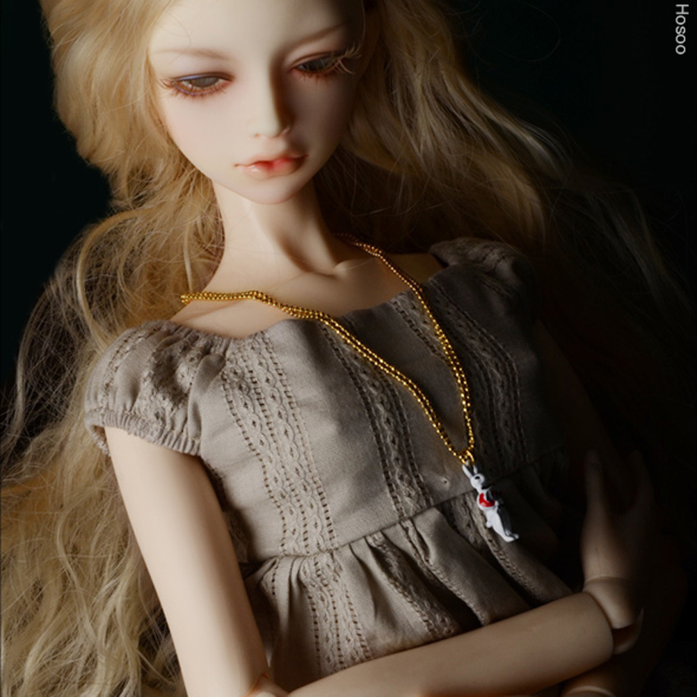 1/4 1/3 BJD Accessory MSD & SD Size - Card R Necklace (Gold) | eBay