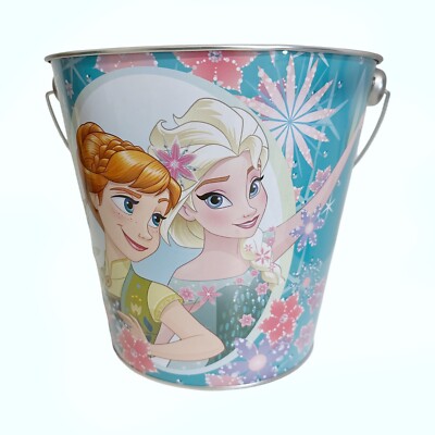New Disney Frozen Anna Elsa Floral Easter Halloween Metal Tin Candy ...